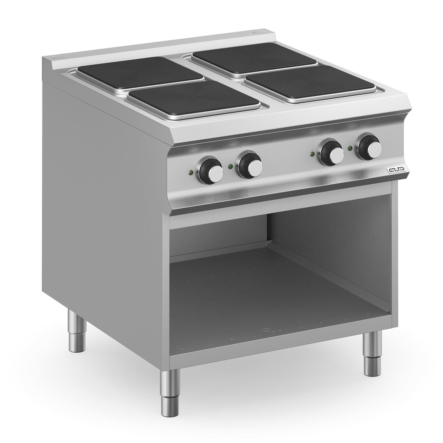 Cuisinière électrique - PQ98A - mbm - professionnelle / 4 foyers / 1 four