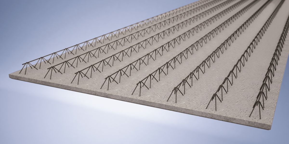 Prédalle en béton armé - EBAWE Anlagentechnik GmbH - armée