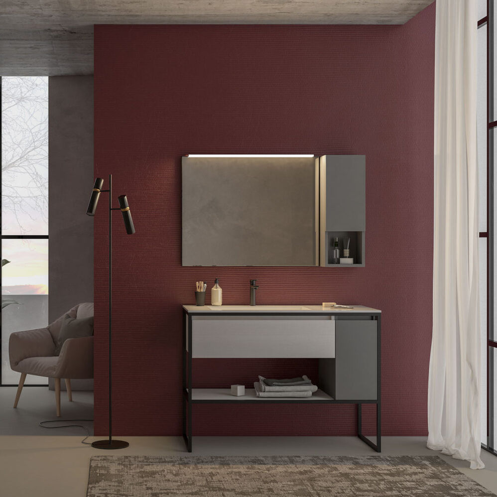 Console pour lavabo en métal - URBAN STRUTTURA 02 - LEGNOBAGNO