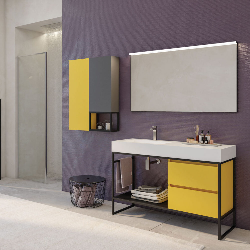 Console pour lavabo en métal - URBAN STRUTTURA 06 - LEGNOBAGNO