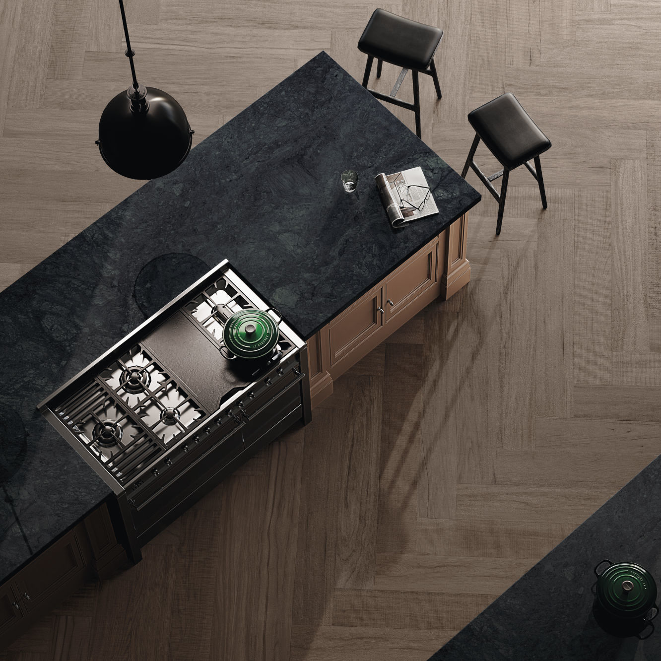 Plaque de pierre en grès cérame - DEEP FOREST - PORTOBELLO - pour ...