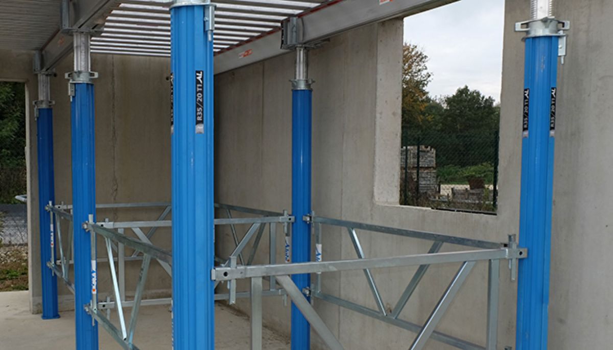 Étai en aluminium - ALPHI SAS - de coffrage modulable