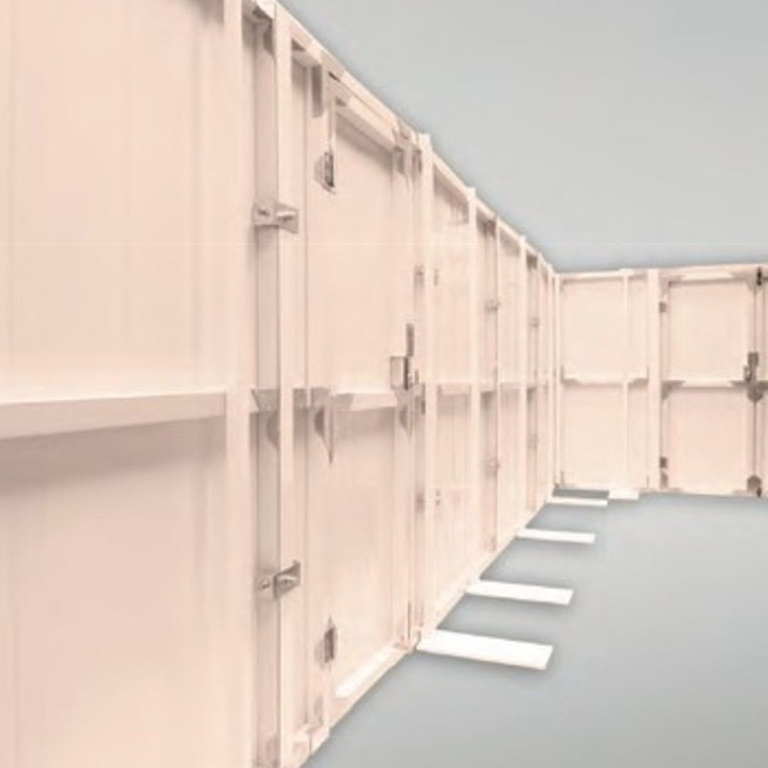 Cloison amovible - REUSE-A-WALL™ - BATISEC - en PVC / professionnelle ...