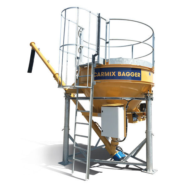 Silo avec extracteur - BAGGER - CARMIX - de pesage / pour ciment