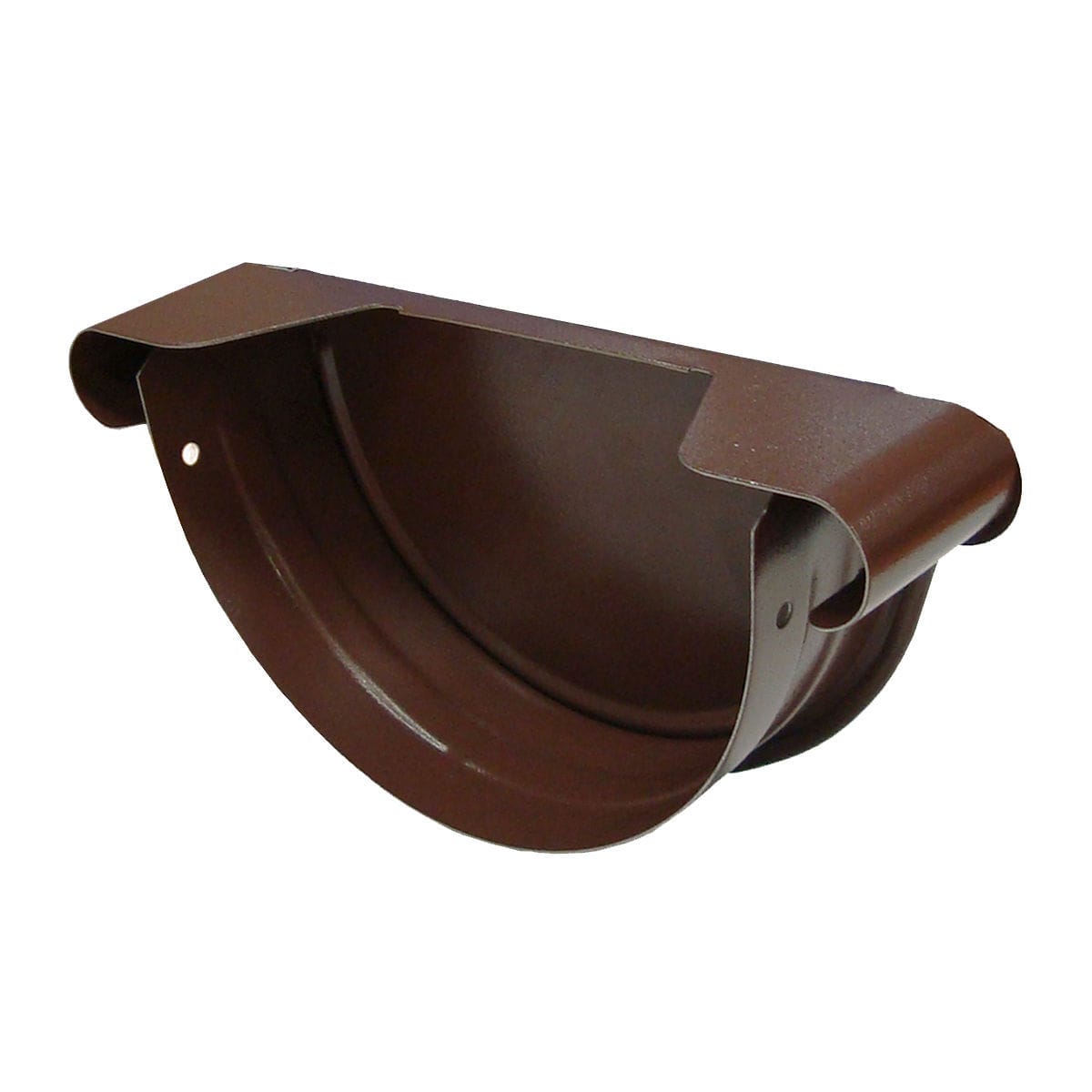 Embout de gouttière en métal - FAVORIT 130 - DEVOREX PLC - demi-rond