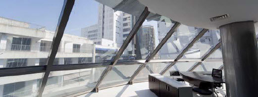 Vitrage extérieur collé VEC - BMCE CASABLANCA - Jet contractors