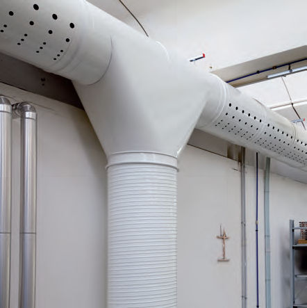 Conduit de distribution d'air rigide - INDUTAIR - ROCCHEGGIANI SPA