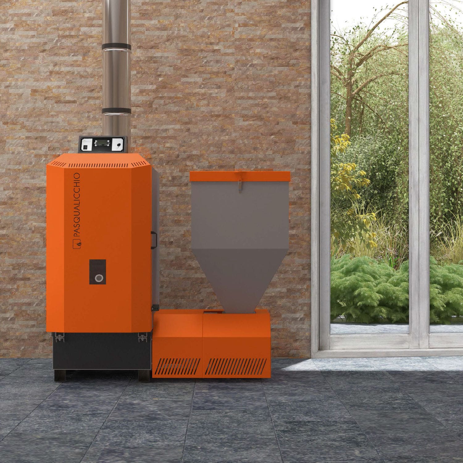 Chaudière à biomasse - CS5-CT - Pasqualicchio - à granulés / pour ...