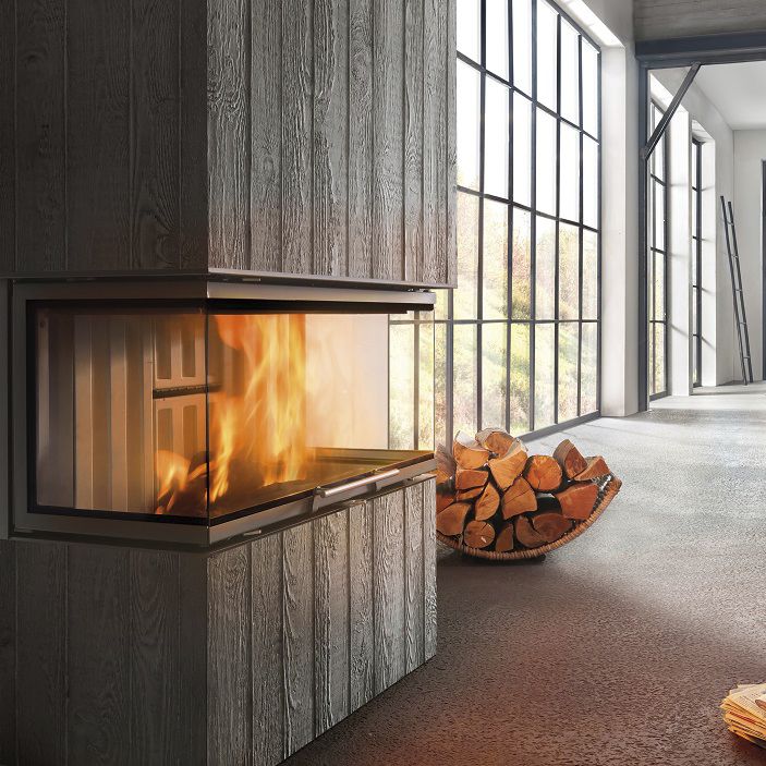 Foyer fermé à bois - Varia AS-3RLh - Spartherm - The Fire Company - à 3 ...