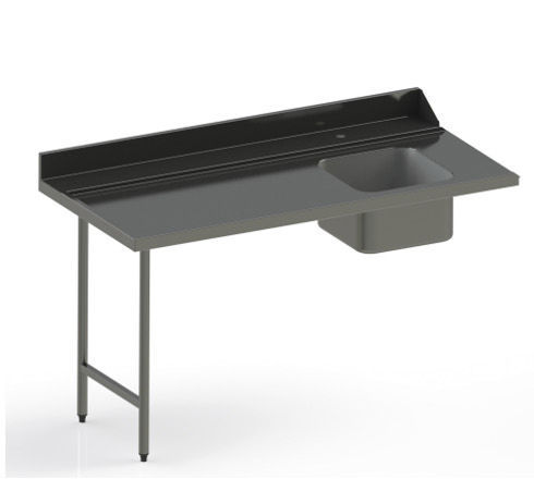 Table de préparation en acier inox - TLC - SOFINOR SAS - avec évier ...