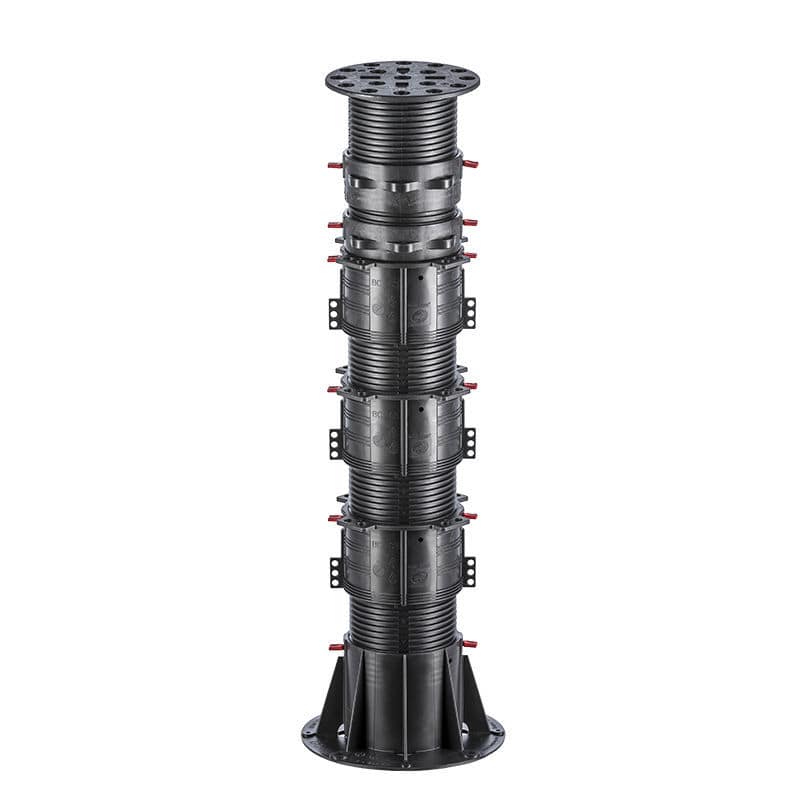 Plot de terrasse en polypropylène - BC-10 - 562-795 mm - Buzon Pedestal ...