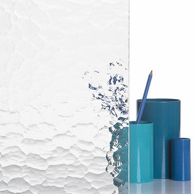 Panneau en verre à motif / texturé / pour agencement intérieur ...