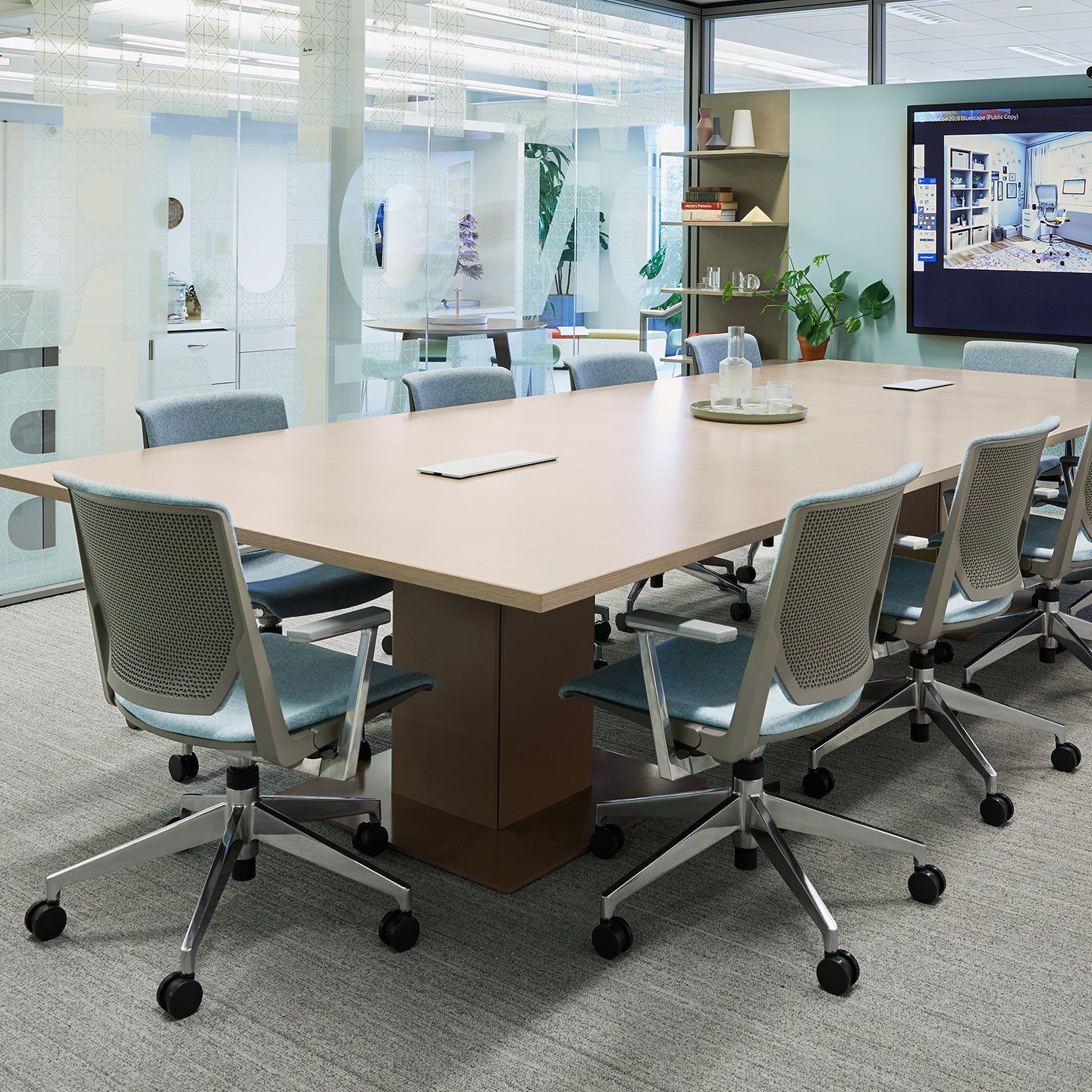 Chaise de conférence contemporaine - VERY - Haworth - en tissu / en ...