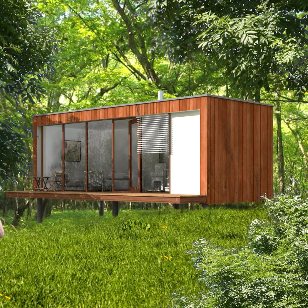 Tiny house modulaire - EK 009 - ekokoncept, wooden prefabricated ...