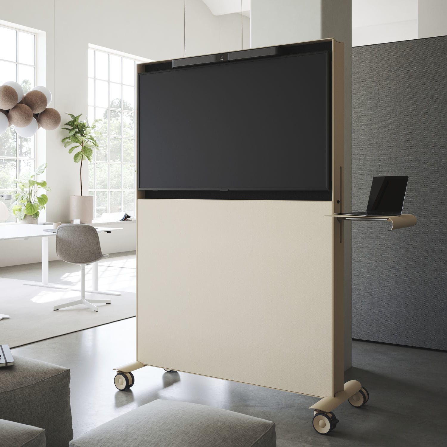 Séparateur de bureau au sol - AGILE - ABSTRACTA - design