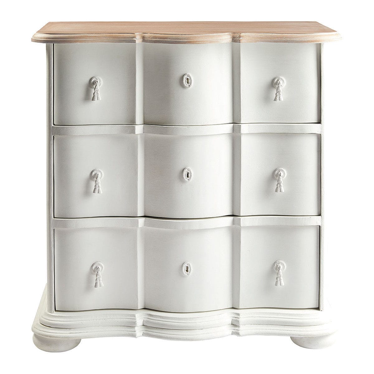 Commode classique - CARLOTTA - BLANC D'IVOIRE - en bois massif / en MDF ...