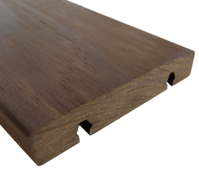 Lame de terrasse en bois modifié - 2730 - Kebony - clipsable ...