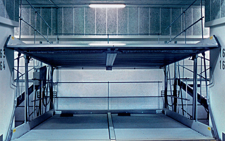 Plateforme pour parking inclinée - Kipp-Parker N3302 - Nussbaum Parking ...