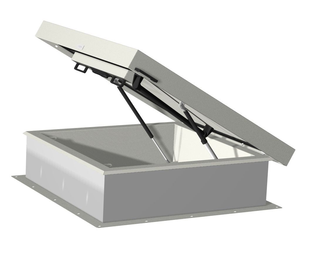 Trappe de visite de toit - DL99 - Staka - carrée / en inox / à fixer