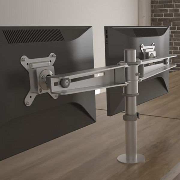 Support pour écran de bureau - CM22 - Systemtronic - double