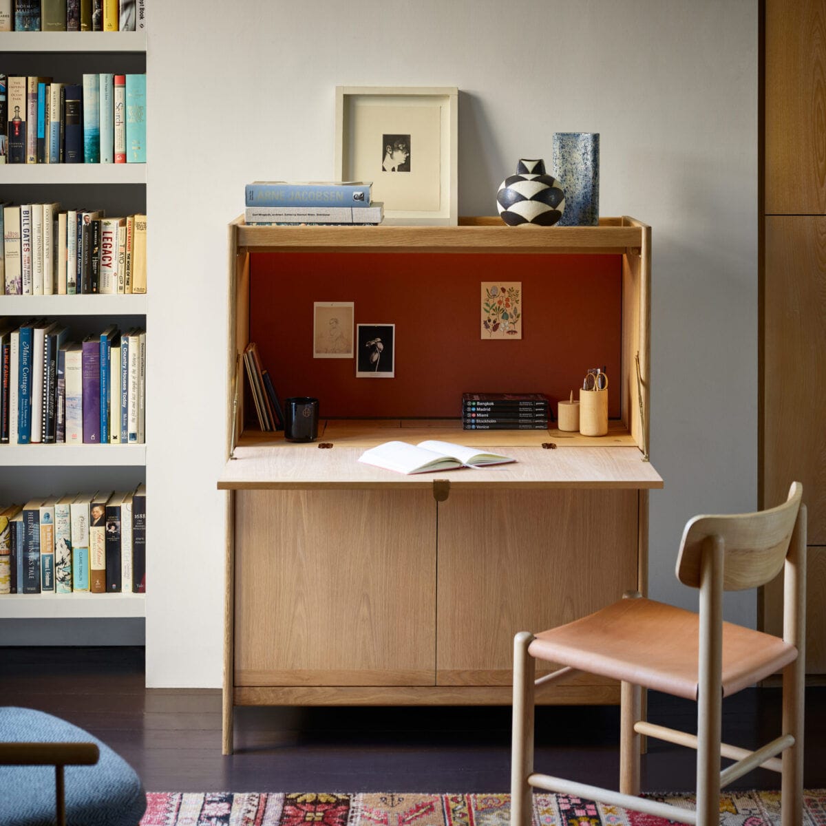 Meuble secrétaire contemporain - Davenport - ANOTHER COUNTRY - en chêne ...