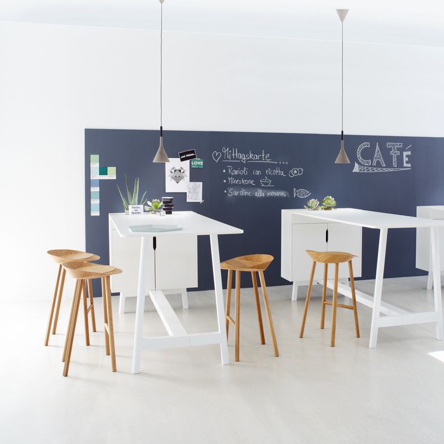 Table mange-debout contemporaine - DOCKS - Ophelis - en stratifié ...