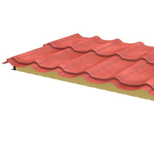 Panneau sandwich pour couverture - JI PERMAPAN - Joris Ide - face en acier galvanisé / âme en ...