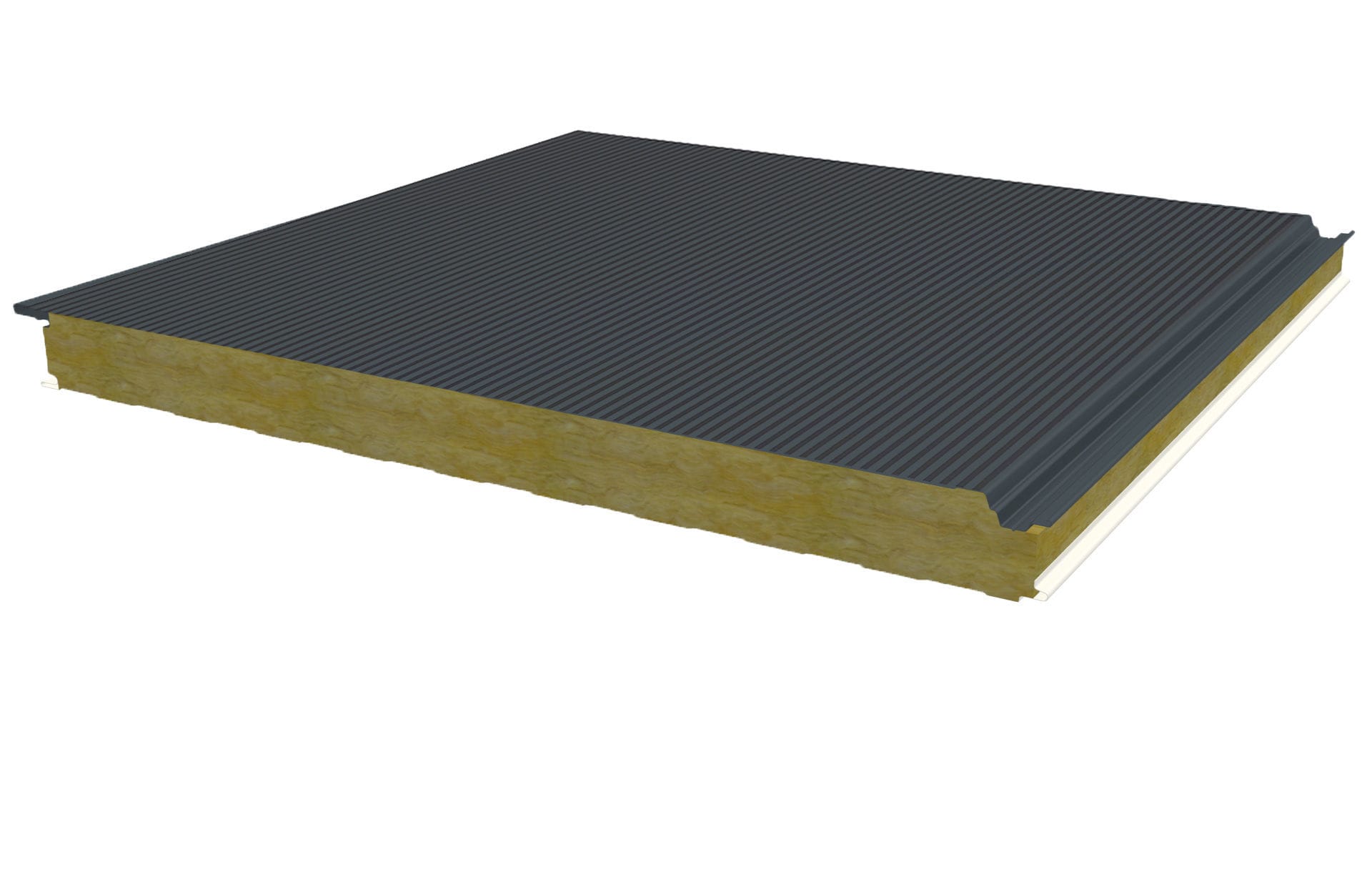 Panneau sandwich pour bardage - JI VULCASTEEL WALL 1000FC - Joris Ide - face métallique / âme en ...