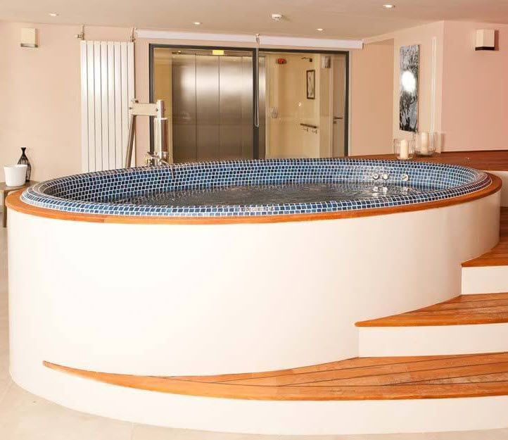 Spa encastrable - ELLIPSE - Clairazur - ovale / 7 places / en mosaïque