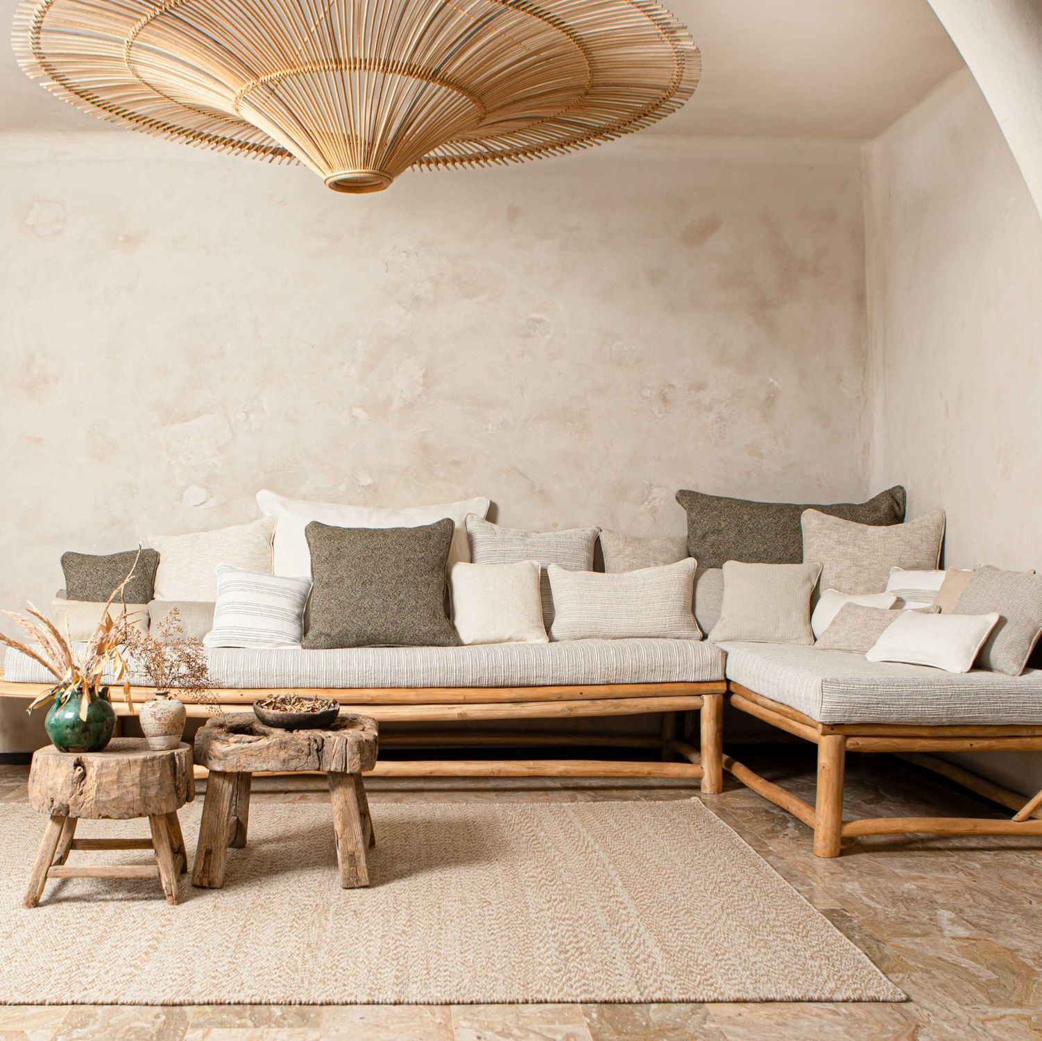 Tapis contemporain - SUREAU - LELIEVRE - uni / en laine / en coton