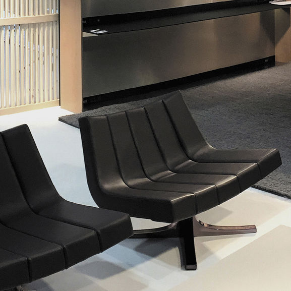 Chauffeuse contemporaine - GRANADA - JMM - en cuir / en métal ...