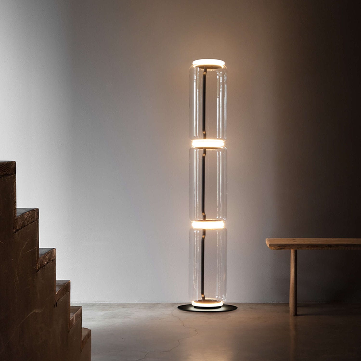 Colonne lumineuse contemporaine - Noctambule - FLOS - en acier / en ...