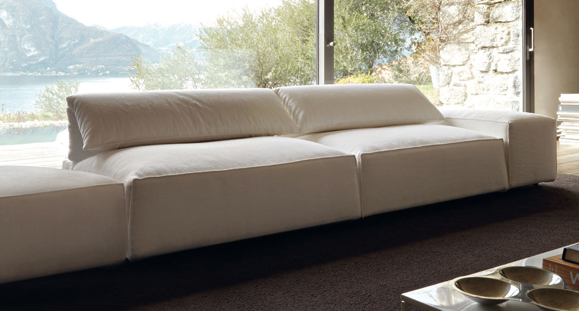 Canapé modulable / contemporain / en tissu / en cuir - FREEMOOD ...