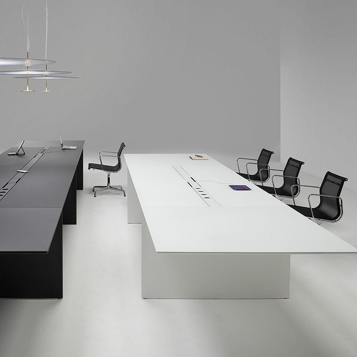 Table de conférence contemporaine - ELEMENT 03 - UNIFOR - en bois ...