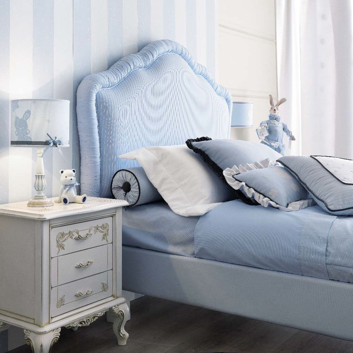 Lit simple - Mozzo Giorgio S.r.L. - classique / avec tête de lit ...