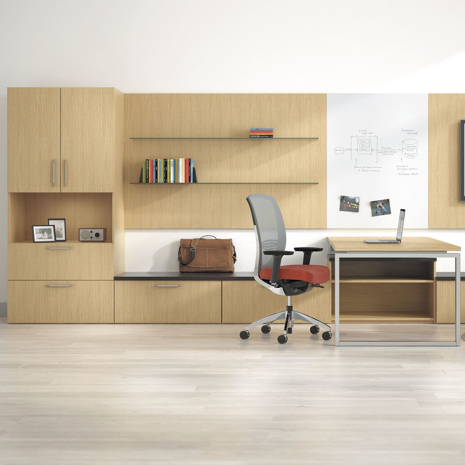 Ensemble bureau et rangement professionnel - PRIORITY™ - KIMBALL Office