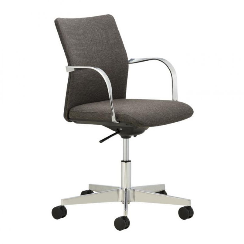 Fauteuil de bureau contemporain - MN1 - HOWE - en tissu / en aluminium ...