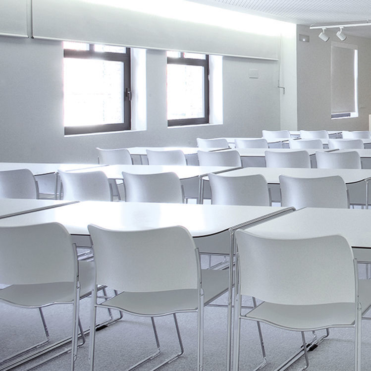 Table d'enseignement contemporaine - DOUBLE - HOWE - en stratifié ...