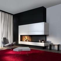 Cheminée d'angle - Tous les fabricants de l'architecture et du design