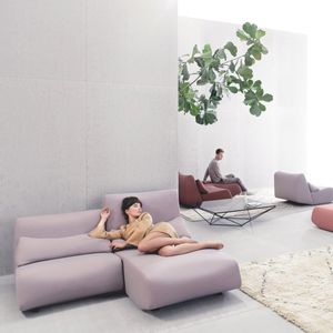 Méridienne contemporaine - IMPRESSION - prostoria - en tissu