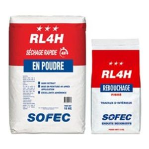 Enduit de lissage - POWDER - Sofec - de rebouchage / d'intérieur / pour plâtre