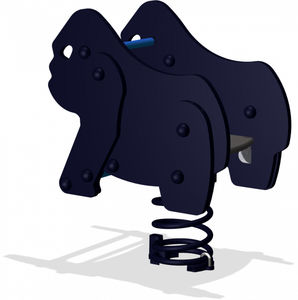 Jeu à ressort en contreplaqué - M101 - KOMPAN - animal / monoplace