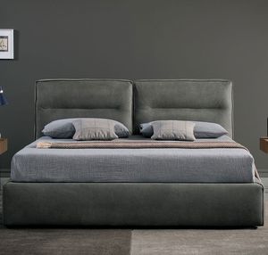 Lit king size - Tiffany - Bodema - Art Déco / avec tête de lit / avec ...