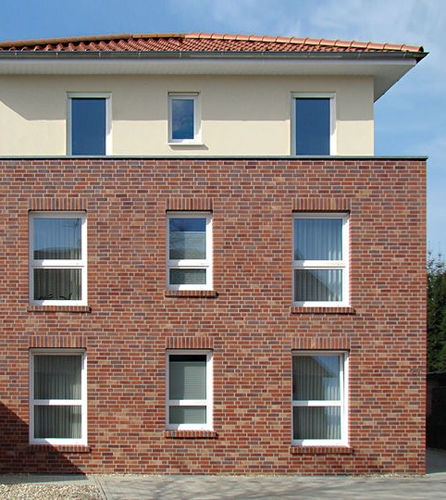 Brique pour façade - NORDDEICH - ABC Klinker gruppe - pleine / rouge