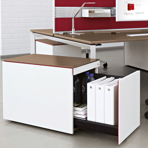 Caisson de bureau en acier - IMPLICIT - Steelcase - en mélaminé / à 3 ...