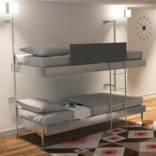 Lit superposé - BOSS - smqrt beds - simple / contemporain / en tissu