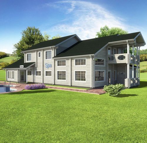 Bâtiment préfabriqué - LUXURY : 362 - Artic House - en bois massif ...