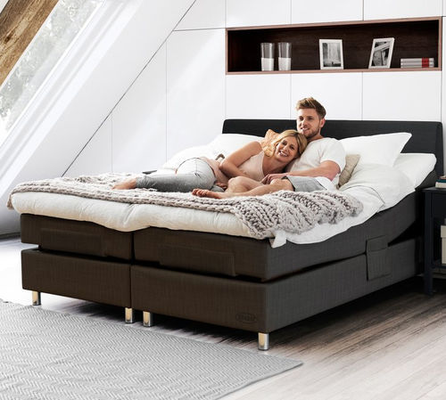 Lit double - DIPLOMAT AQTIVE II - Jensen - contemporain / tapissé ...