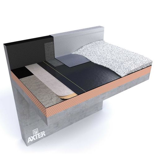Membrane bitumineuse pour toiture-terrasse - FORCE DALLE - AXTER