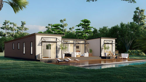 Maison type bungalow - MOON - NingBo DeepBlue Smarthouse Co.,LTD ...